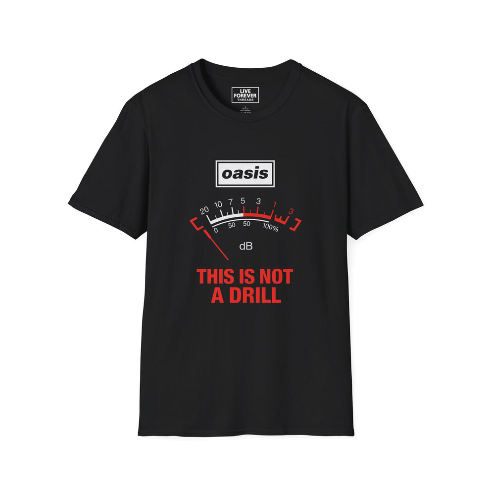 Oasis “This Is Not A Drill” T-Shirt | Britpop Band Tee – Live Forever ...